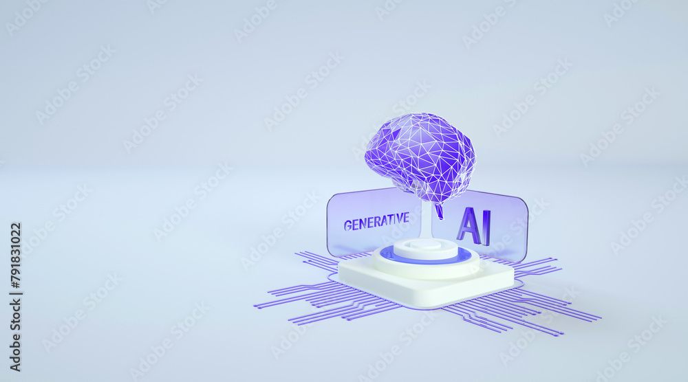 Artificial intelligence, data mining, deep learning modern computer technologies. Futuristic ...