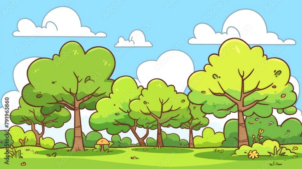 Complete the tree drawing activity on the preschool worksheet by ...