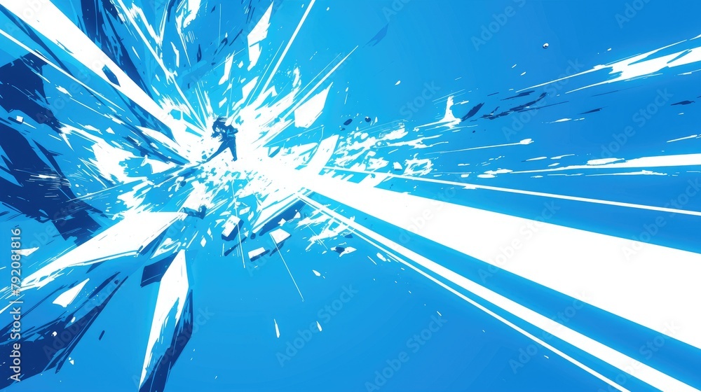 Experience the dynamic energy of manga and anime style comic speed ...