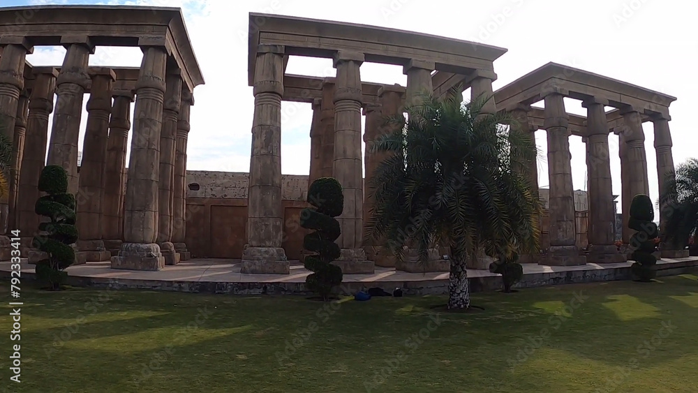 ruins of ancient roman forum Trees Forests Sand Mountains Rocks Clouds ...