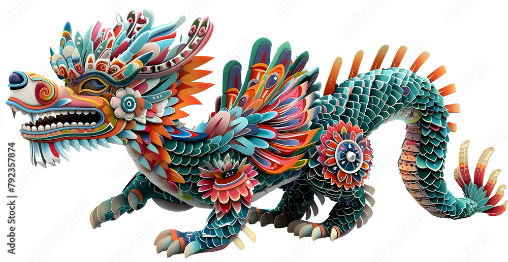 Tolteca god Quetzalcoatl ( The Feathered Serpent god, associated with ...