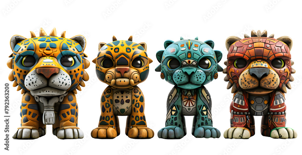 Olmec god Jaguar God (The jaguar was a symbol of strength and power for ...