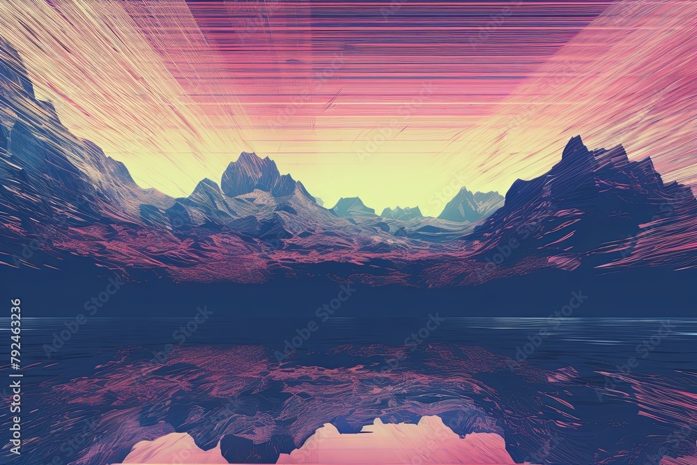 Glitch Aesthetic Overlays: Synthetic Reality Distortions Unleashed ...