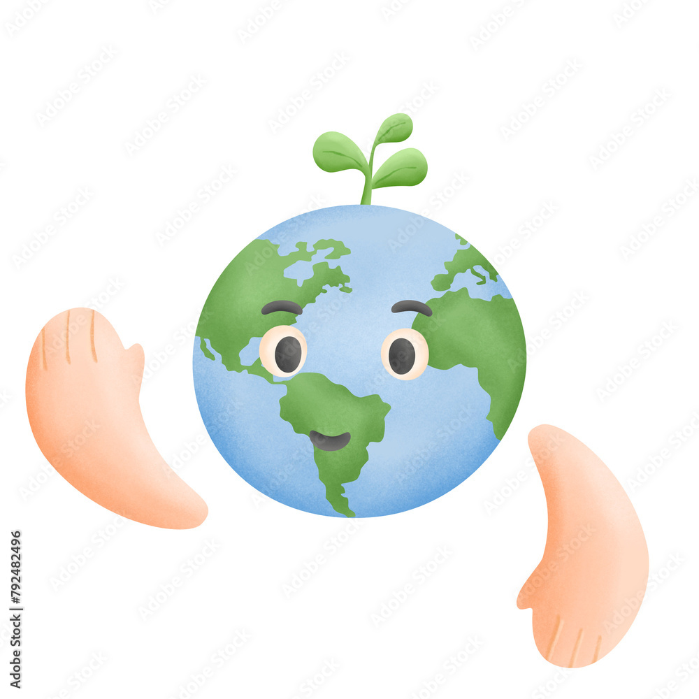 Illustration Stock Blue Planet,Recycle clipart, ecology clipart, Earth ...