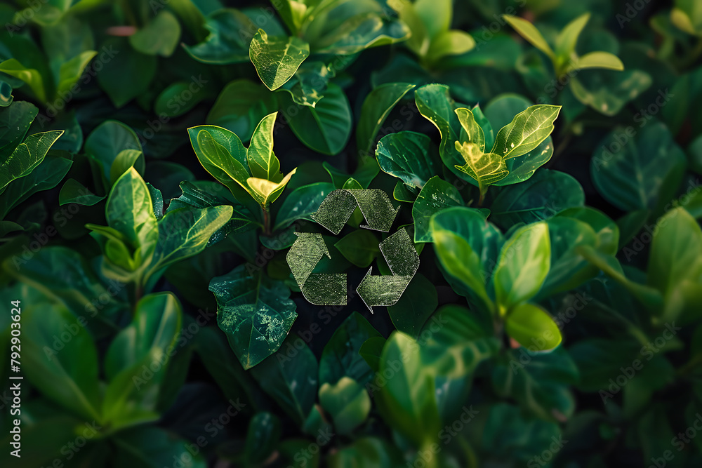 an eco-responsible logo to show product sustainability while reflecting ...