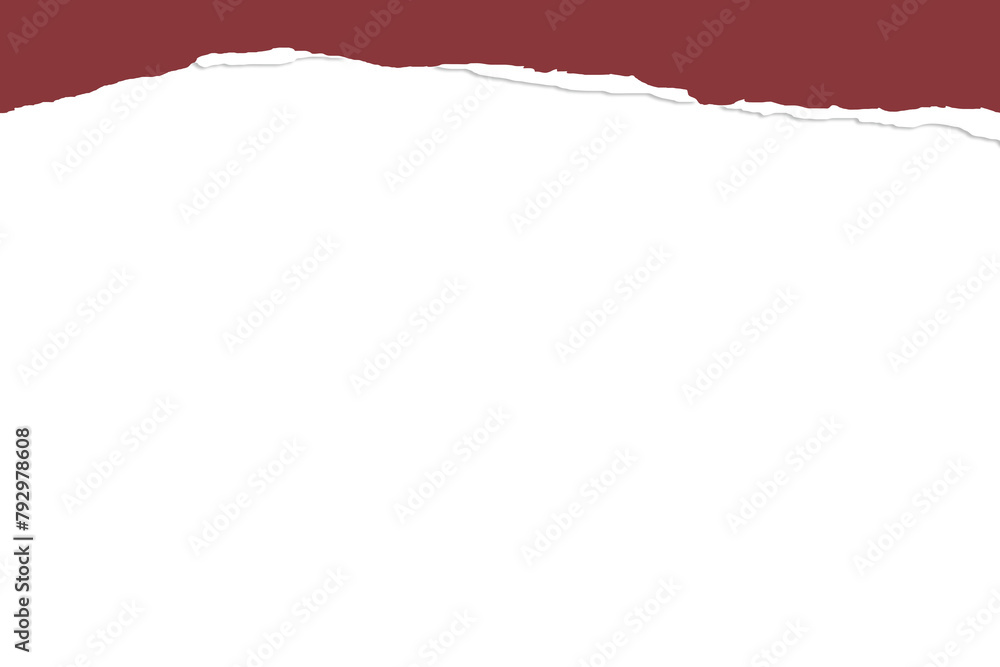 Ripped paper on transparent background, ripped paper, hole torn ...