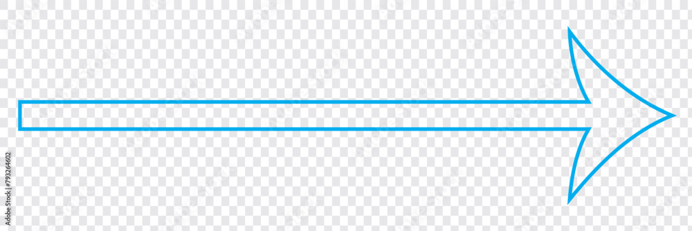 Straight long right vector arrow icon. long arrow Up. Arrow Long Icon ...
