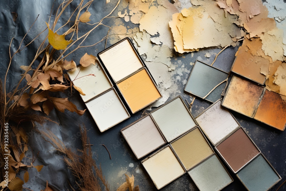 Misty Morning Palette Swatches: Dappled Light on Mist Color Swatches ...