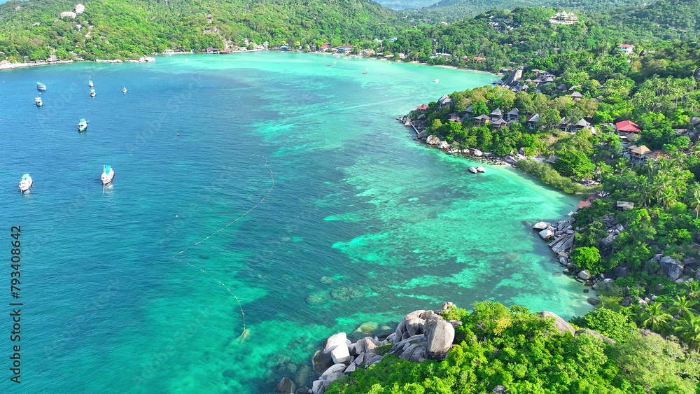Koh Tao, Thailand, boasts crystal-clear waters, vibrant coral reefs ...