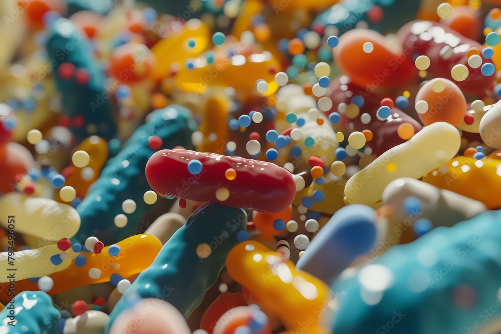 Use AI to generate abstract interpretations of bacterial shapes ...