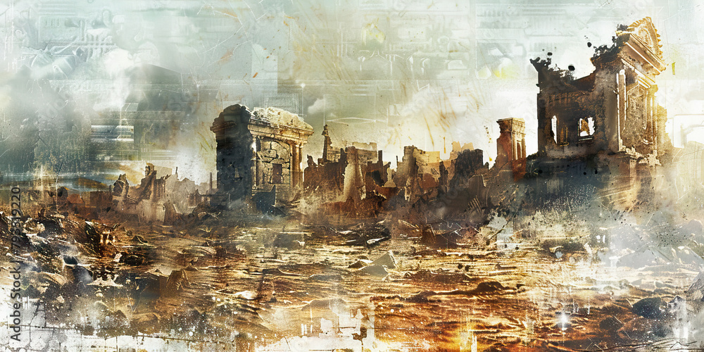 The Devastated Landscape and Restoring Faith - Visualize a devastated ...