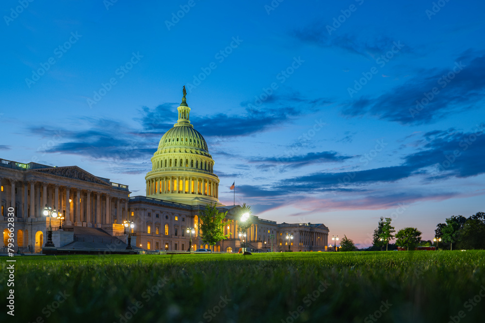 Capitol building. US National Capitol in Washington, DC. American ...