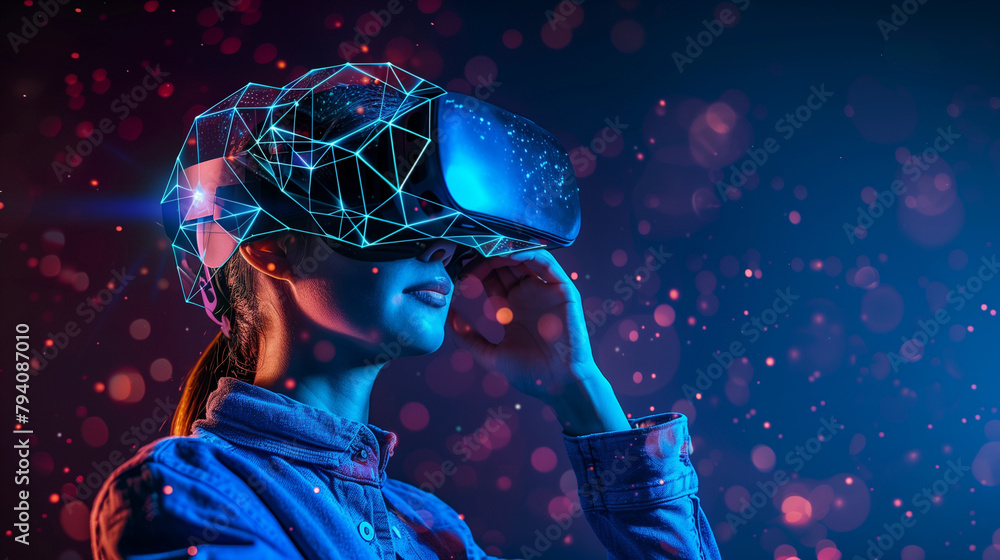 Metaverse Digital Cyber World Technology Concept Innovation Technology ...
