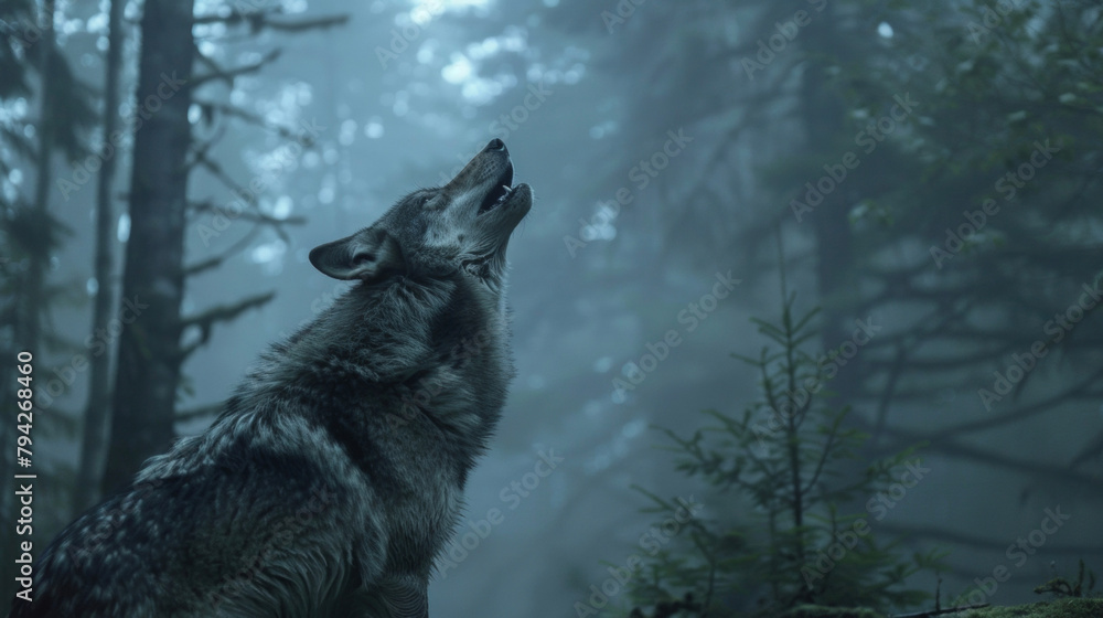 The eerie howls of wolves and other nocturnal creatures can be heard ...
