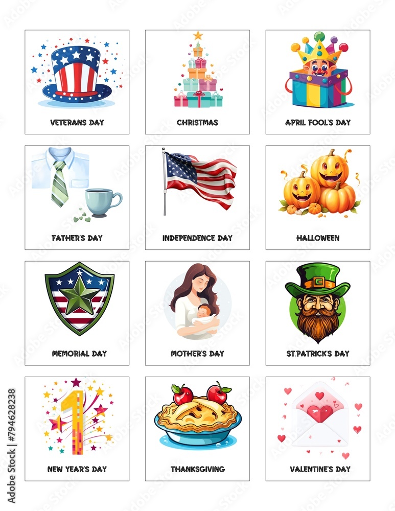 Ilustración de Stock Kids Daily Routine Cards,Daily Checklist for ...