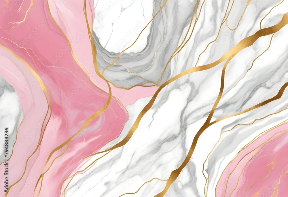 Pink ang gold whirls weins pattern marble wall tile texture sample ...