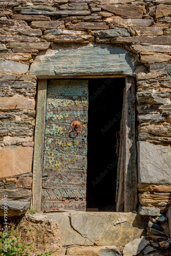 An ancient historical castle constructed using stones in ancient ...