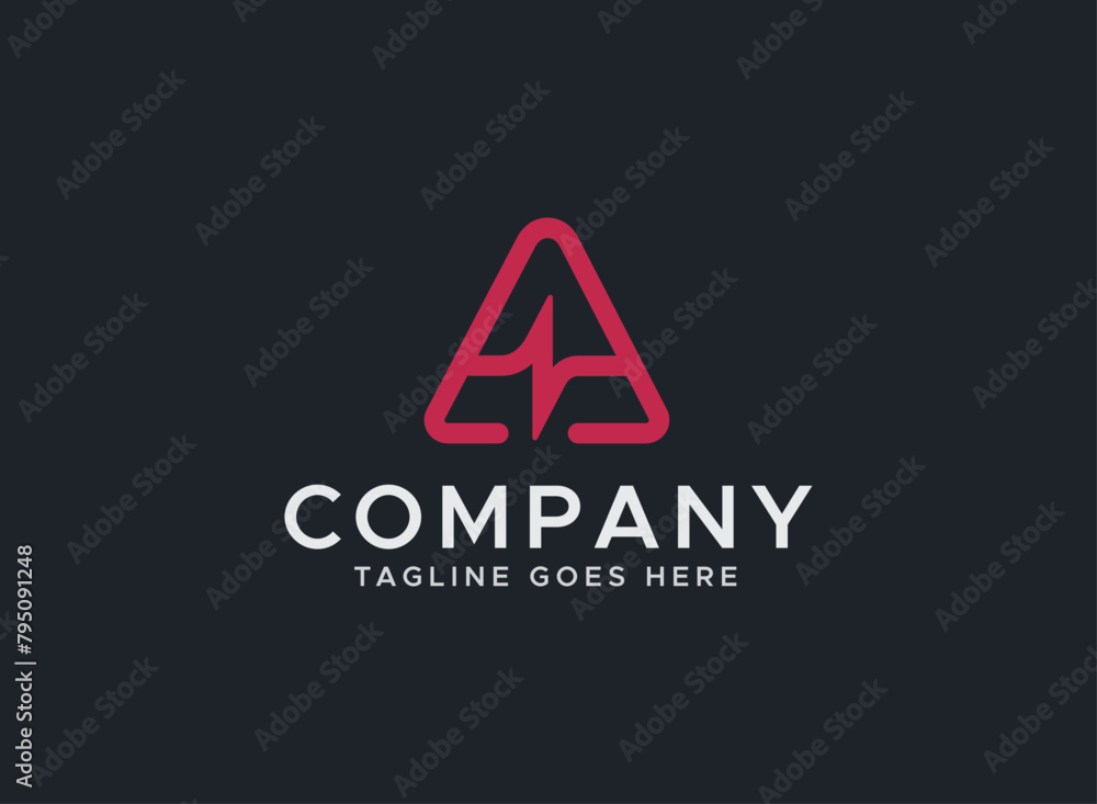 Introducing our Letter A Pulse Logo Design Template, this logo used for ...