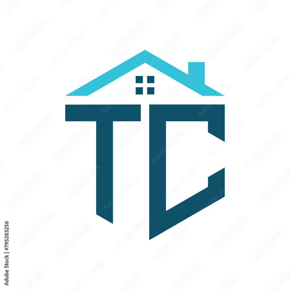 TC House Logo Design Template. Letter TC Logo for Real Estate ...