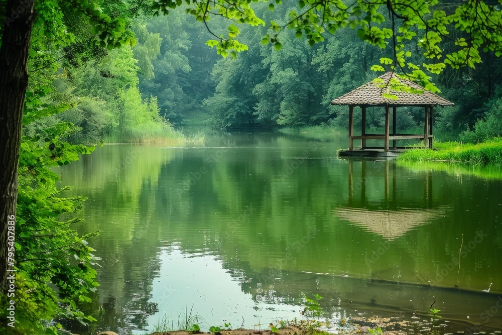 2021-11-10 A LARGE BLOOMING EARPOD TREE ON KAUAI HAWAII WITH RAIN ...