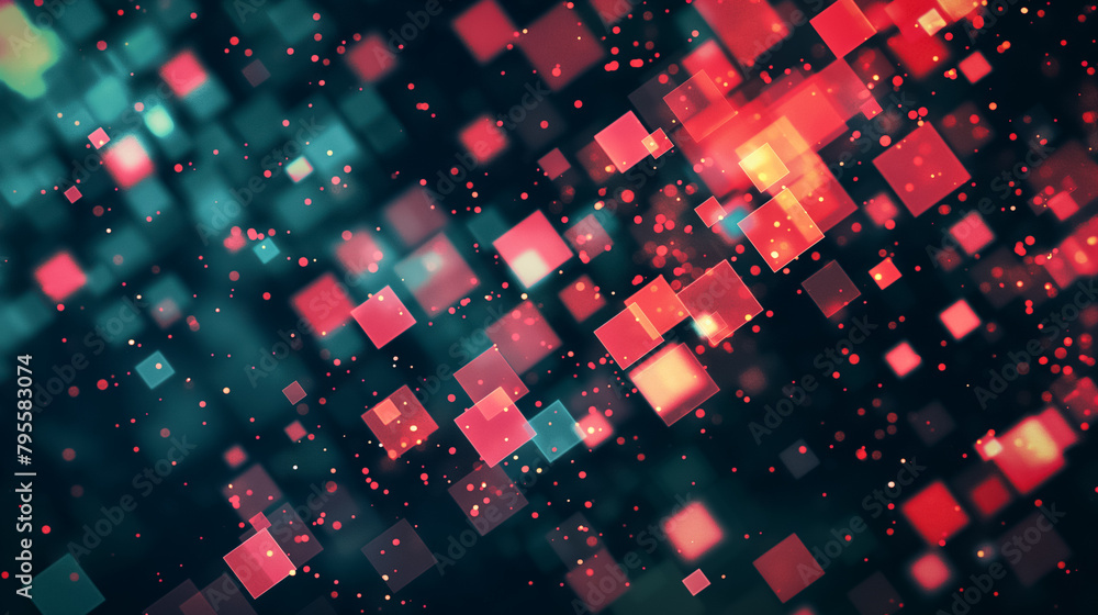 Illustration Stock Pixelated patterns technology background pixelated patterns grids digital ...