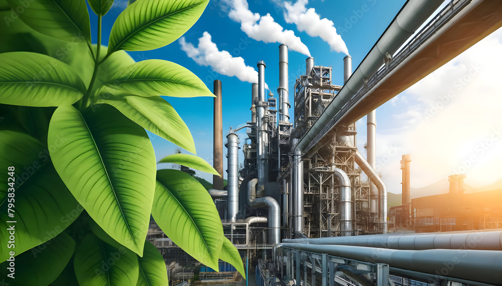 Green industry eco power for sustainable energy saving environmental friendly low carbon ...