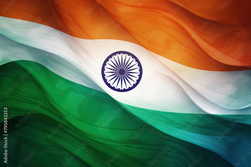 Indian flag backgrounds patriotism Stock Photo | Adobe Stock