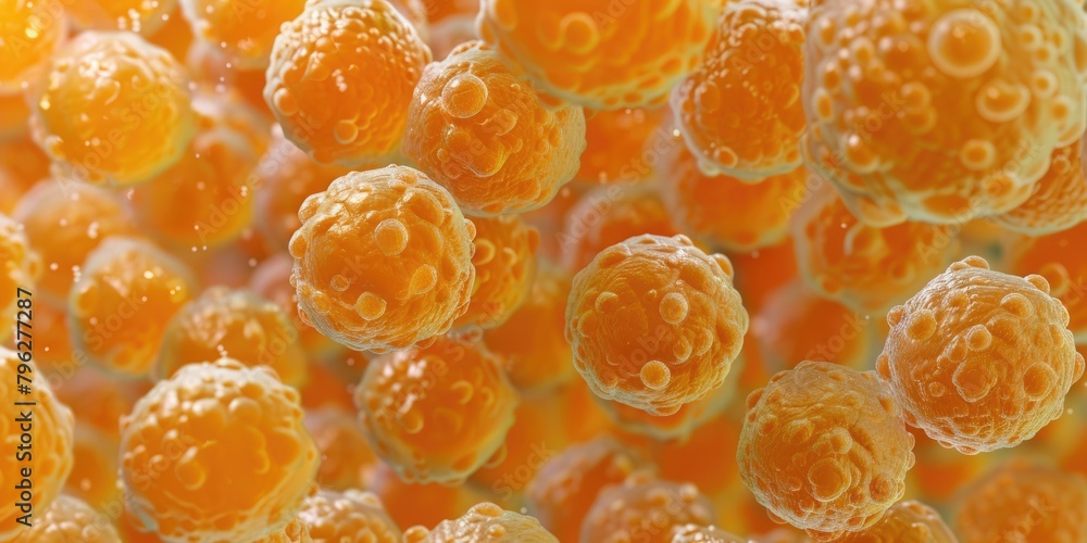 Anatomical Structure of Fat Cells with Nucleus: Understanding Microbial ...