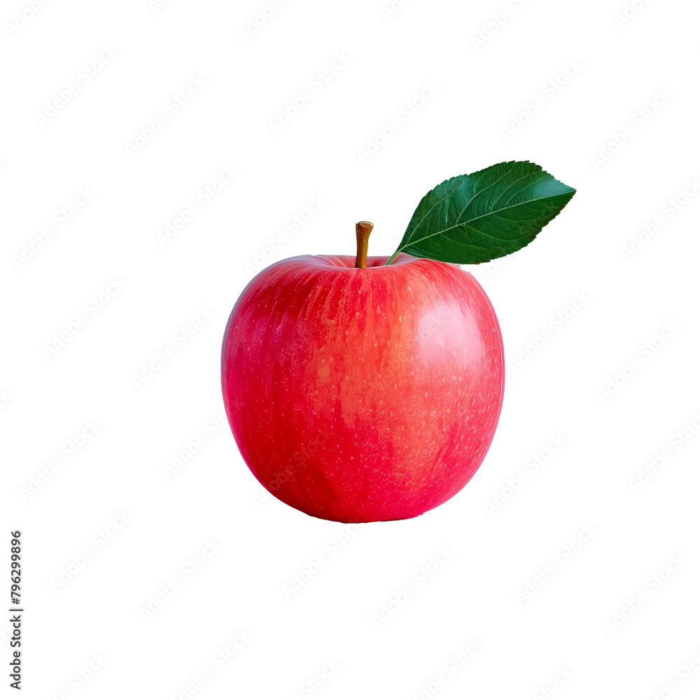 Red Apple. png object isolated on transparent background, mockup ...
