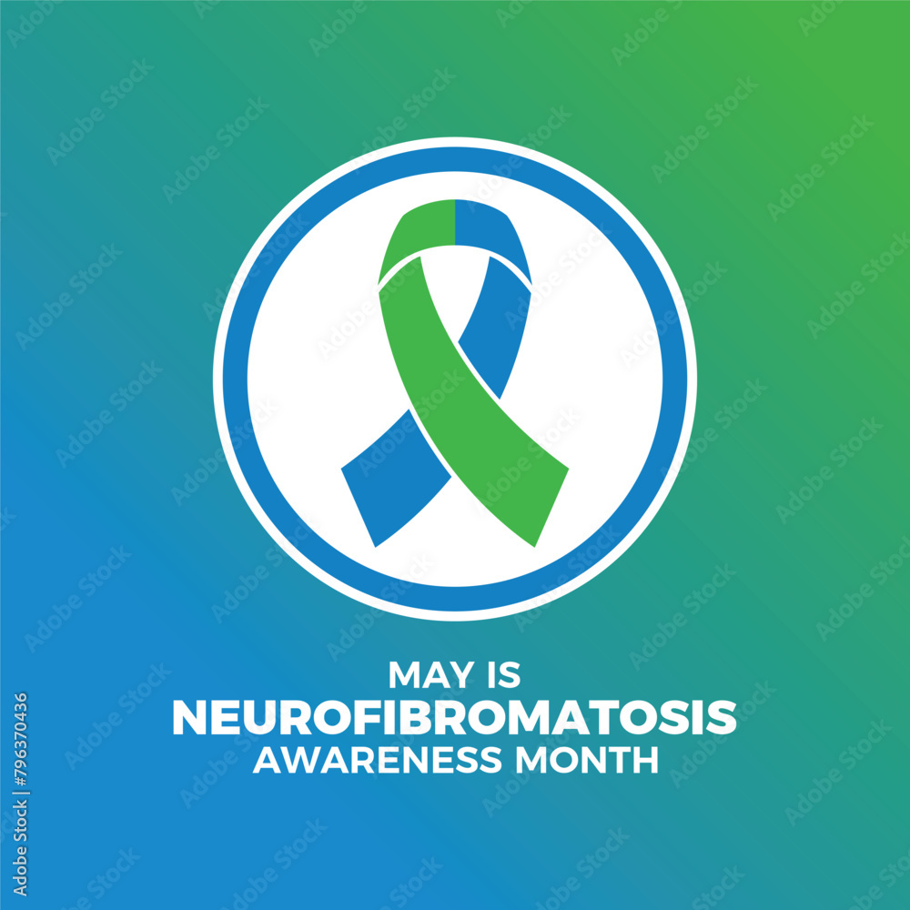 May is Neurofibromatosis Awareness Month poster vector illustration ...