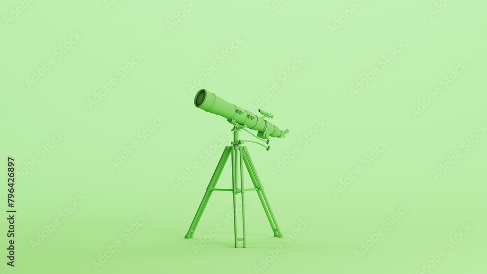 Mint green telescope astronomy star gazing tripod science optical ...