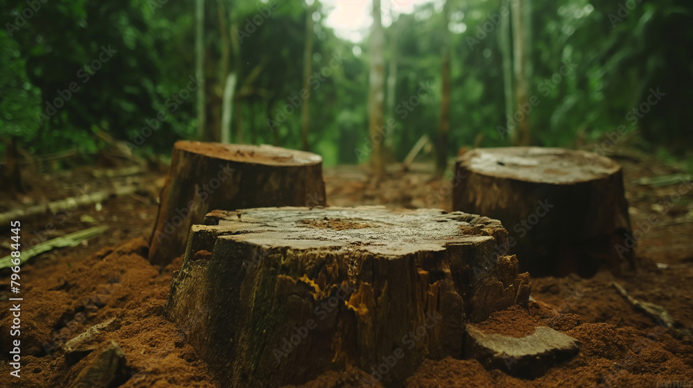 Pictures of environmental damage and loss of biodiversity in important ...