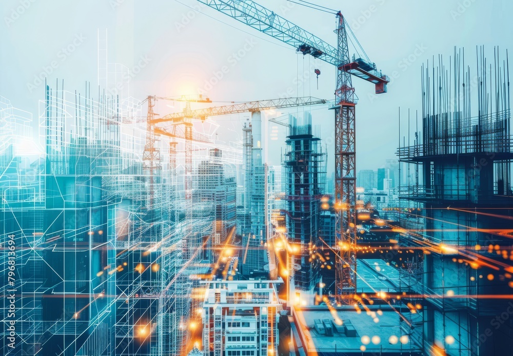 Creative graphic design showcases innovative architecture, civil ...