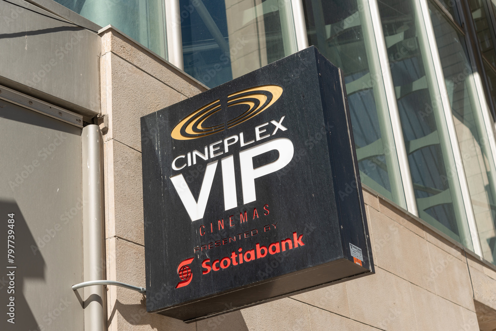 exterior sign at Cineplex Cinemas Yonge-Eglinton and VIP located at ...
