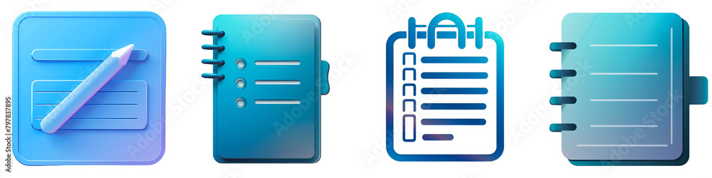 Agenda clipart collection, symbol, logos, icons isolated on transparent ...