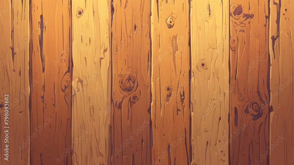 Cartoon style comic background featuring wooden material with a ...