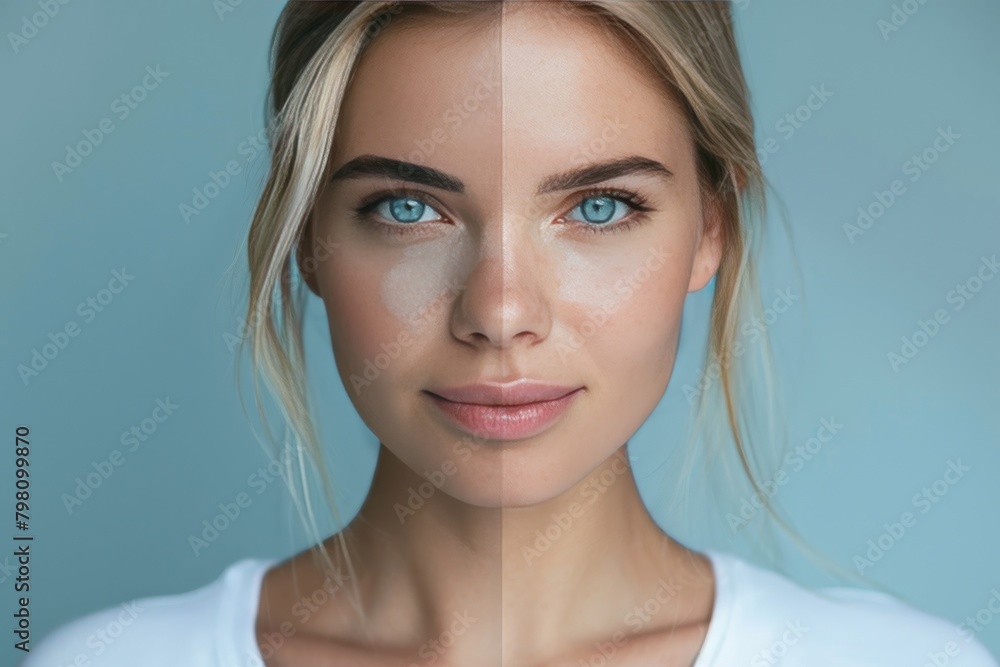 Ilustracja bez tantiem: Aging reduction and comparison young to old ...