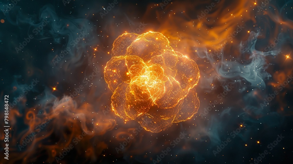 Atom, nucleus, proton, neutron, electron, subatomic particles, atomic ...