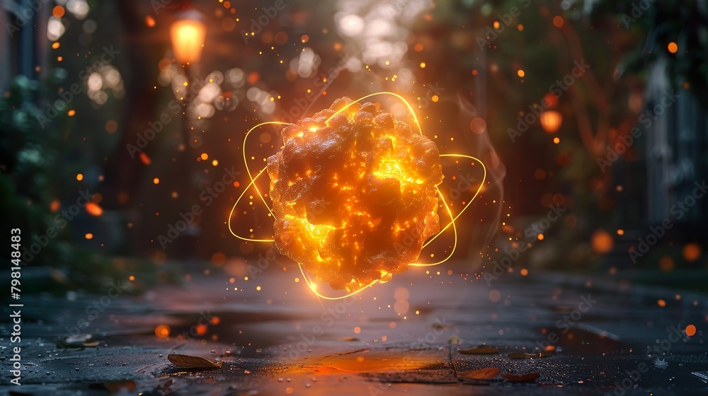 Atom, nucleus, proton, neutron, electron, subatomic particles, atomic ...