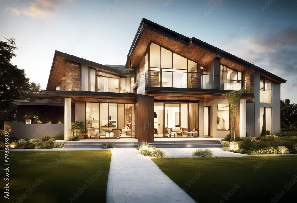 'completion project architecture home house design construction ...