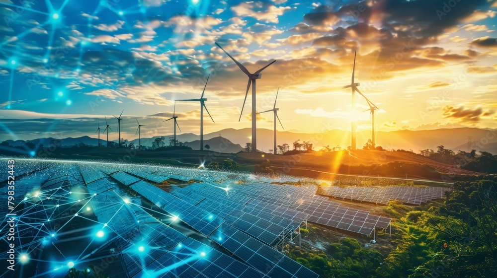 Renewable Energy Transition, Visualize the economic benefits of transitioning to clean energy ...