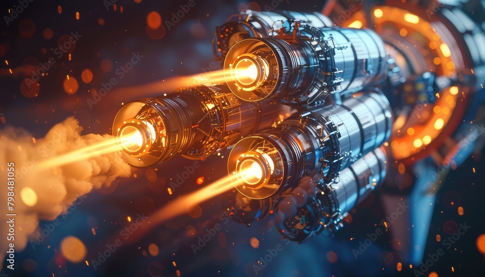 Rocket Propulsion, Illustrate the technology behind rocket engines and ...