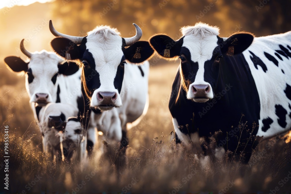 Foto 'vaches cattle milkmaid farm countryside milk animal husbandry cow ...