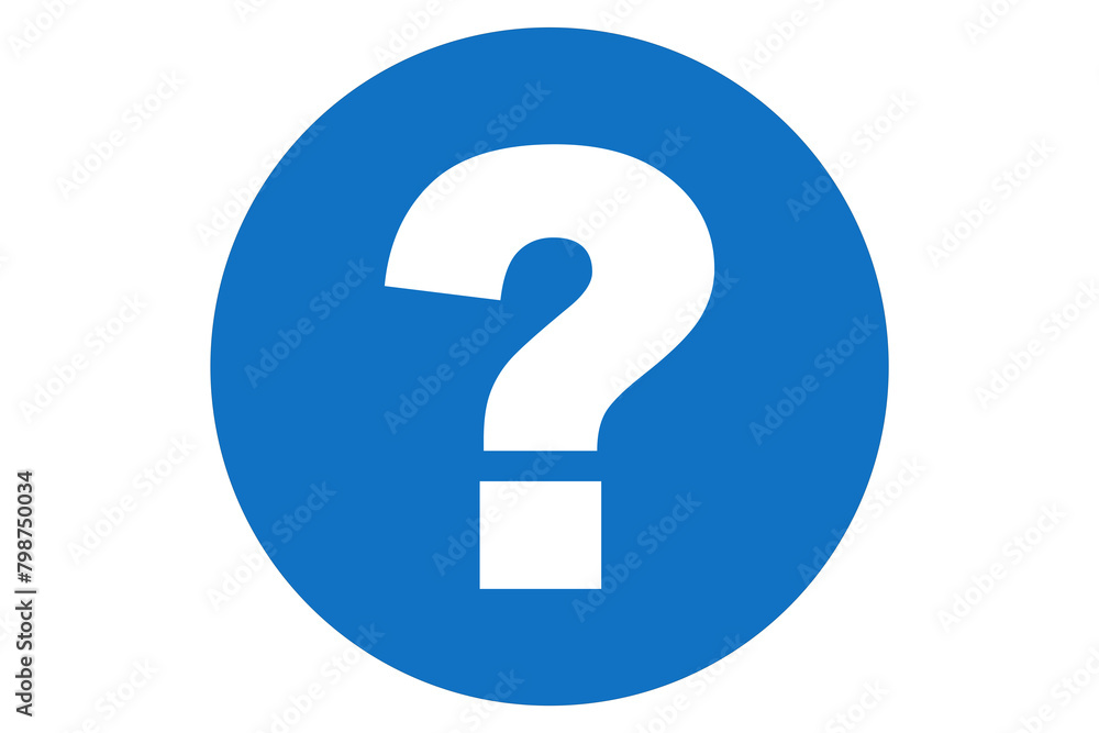 question mark icon on blue circle transparent background png file type ...