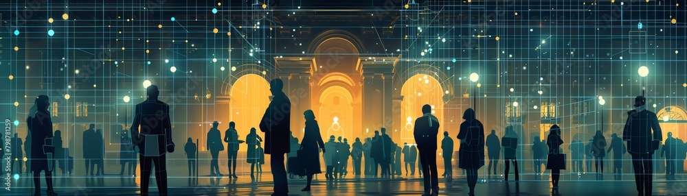 A wireframe visualization of a novels plot, with character arcs and ...