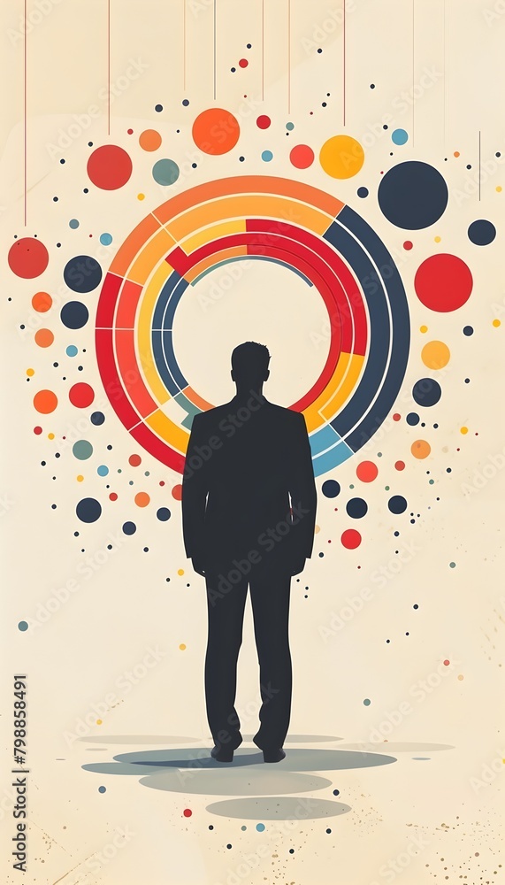 Total Management Continuous Improvement Circle Principles Concept Stock ...