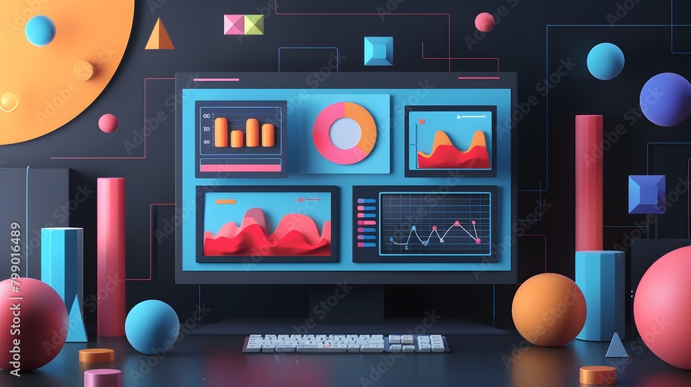 Design a PPT page incorporating multiple content plates geared for ...