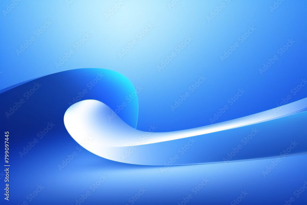 Fondo azul vacío y foco con estudio para mostrar o diseñar. Fondo en ...