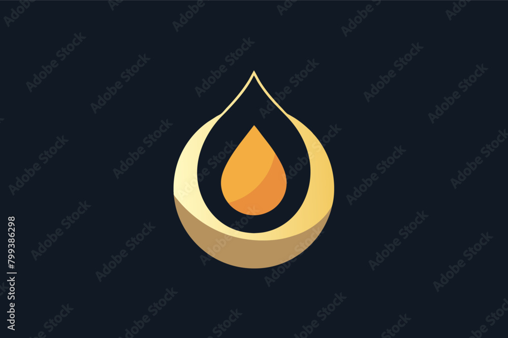 Gradient Fire logo vector ,minimalist design featuring a single ...