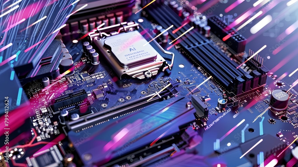 CuttingEdge AI Chipsets Integrated into Motherboard Powering Seamless ...